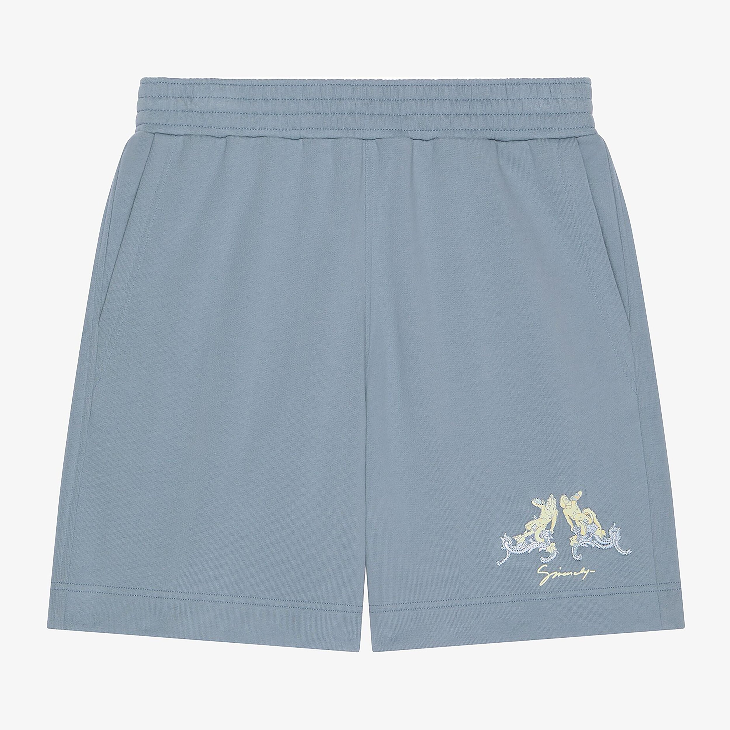 Givenchy Fleece Hubert Objects Embroidery Bermuda Shorts – ZAP